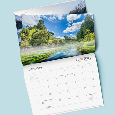 Good-Sized And Beautiful A4 Calendars - Caxton | Caxton Design and Print